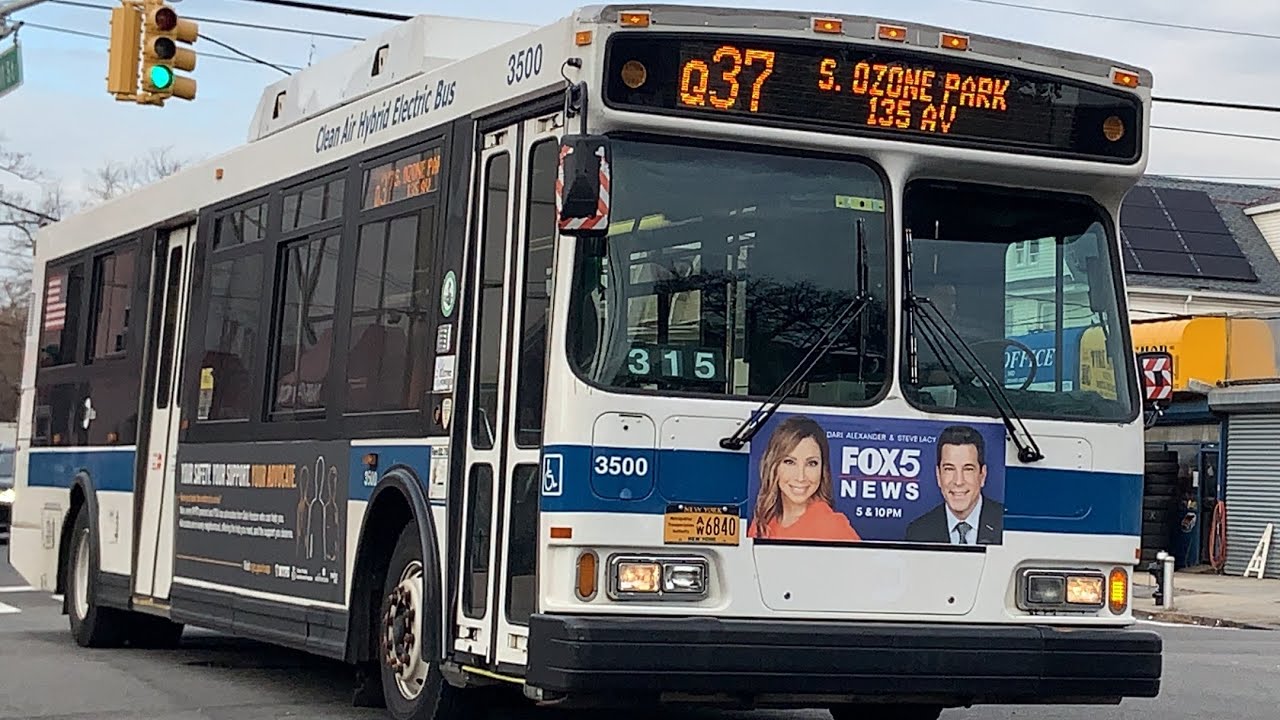 MTA Bus | Q24 & Q37 Buses Along Atlantic Avenue and 111th Street - YouTube