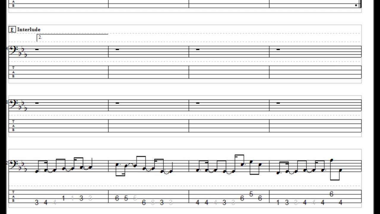 AZALEA トリコリコPLEASE ベースTAB譜 - YouTube