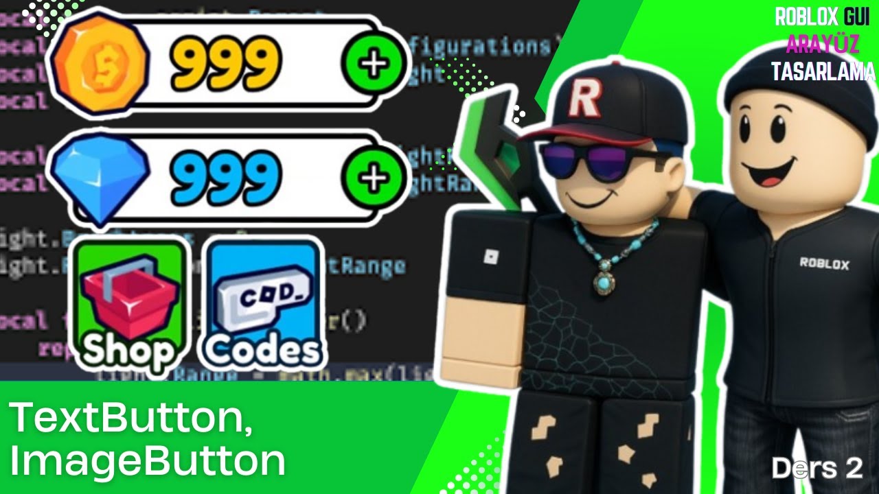 Roblox Studio’da GUI (Arayüz) Yapımı: TextButton, ImageButton ...