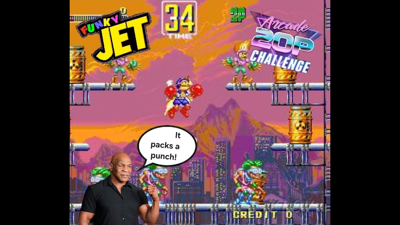 Funky Jet 20p arcade challenge - YouTube
