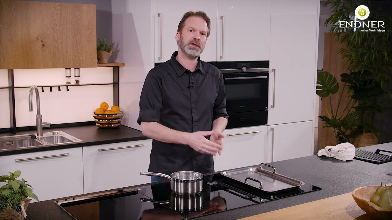SIEMENS Kochfeld induktionAir plus EX877LX67E - YouTube