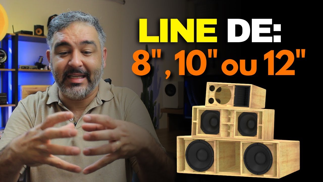 Qual é a melhor Line Array de 8", 10" ou 12"? - YouTube