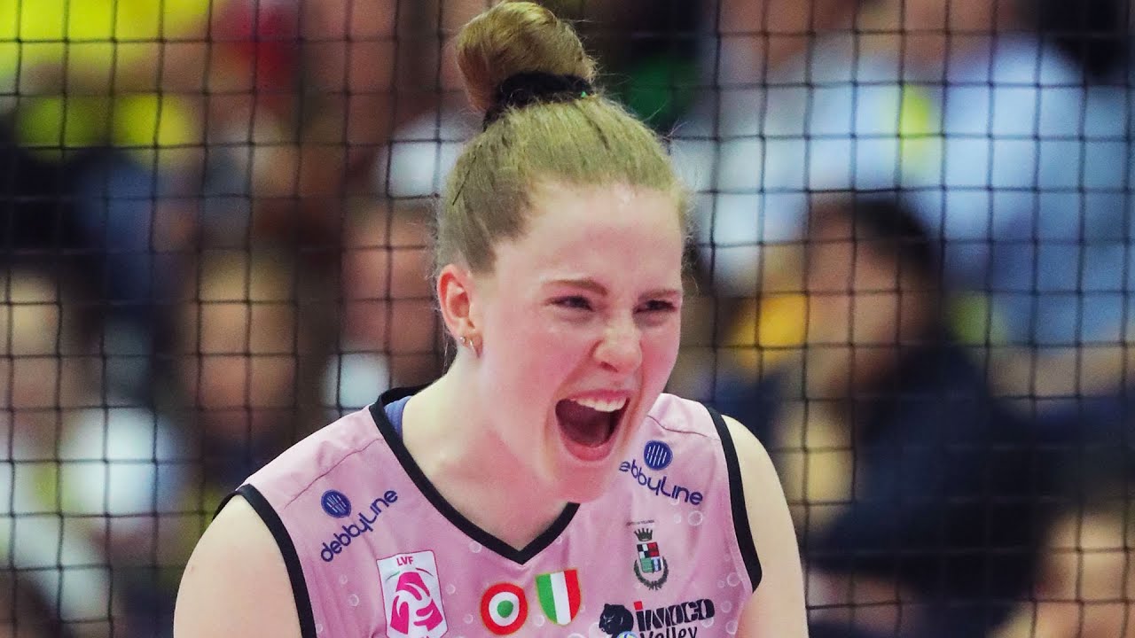 Isabelle Haak, 32 points in Final G1 Conegliano-Milano | Lega Volley ...