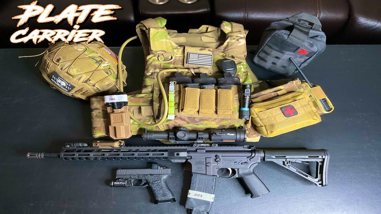SHTF PLATE CARRIER SETUP - YouTube