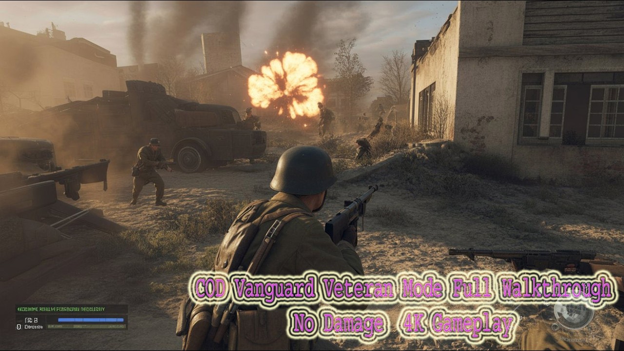 COD Vanguard Veteran Mode Full Walkthrough No Damage 4K Gameplay - YouTube