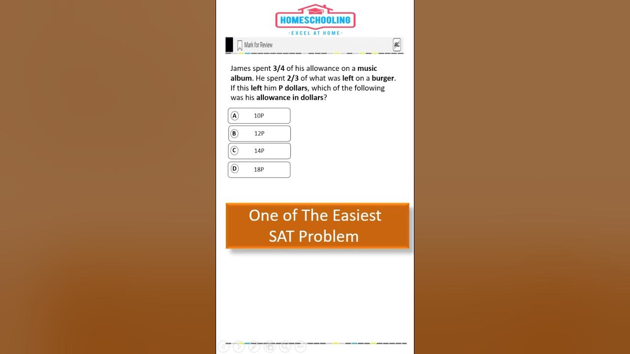 One of the easiest SAT problem |Homeschooling SAT prep #satmath #math #ratioandproportion #ratio ...
