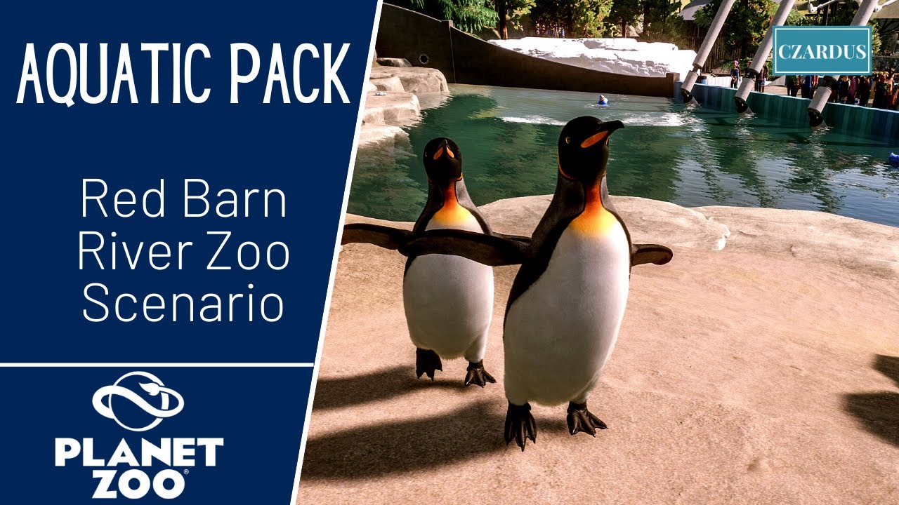 Planet Zoo Aquatic Pack - Red Barn River Zoo Timed Scenario - Hard ...