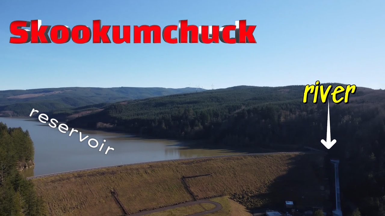 Aerial view Skookumchuck Reservoir/River - YouTube