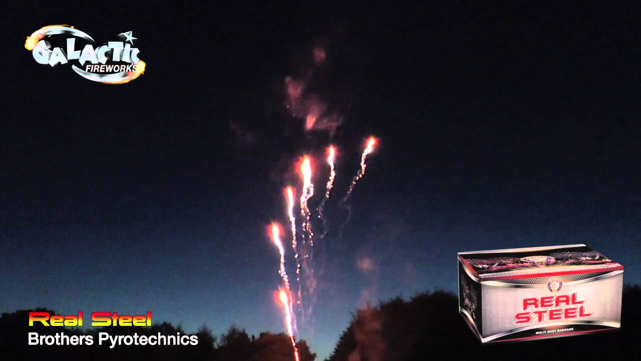 Real Steel By Brothers Pyrotechnics - From Galactic Fireworks - YouTube
