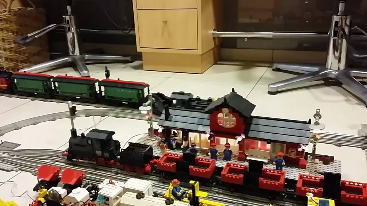 Lego My own train 10205 running on 12v - YouTube