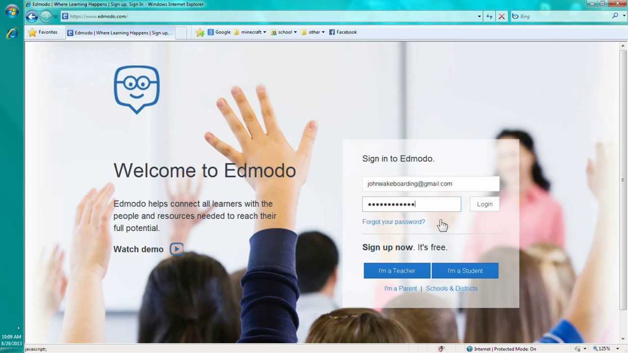 How to upload assignments to edmodo - YouTube