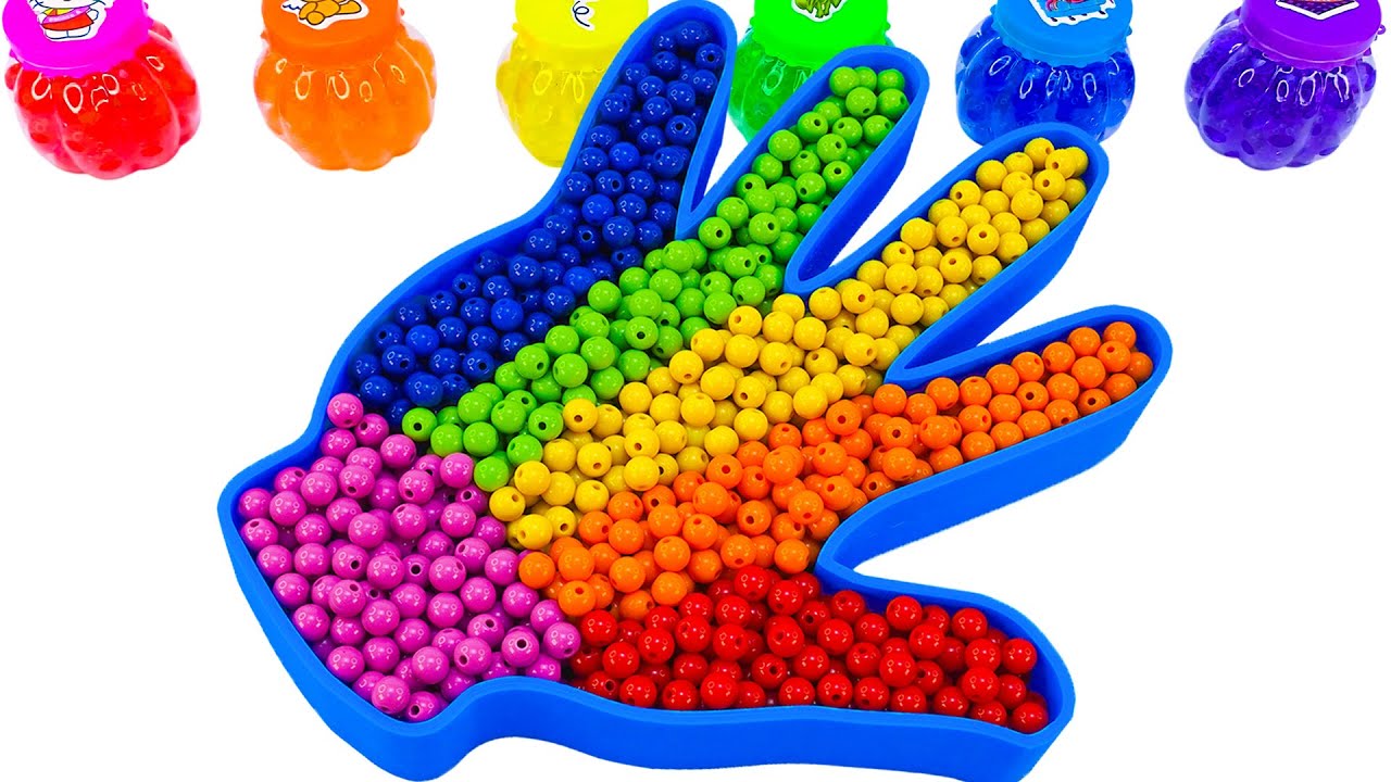 Satisfying Video | How To Make Rainbow Hand Bathtub By Mixing Colorful ...