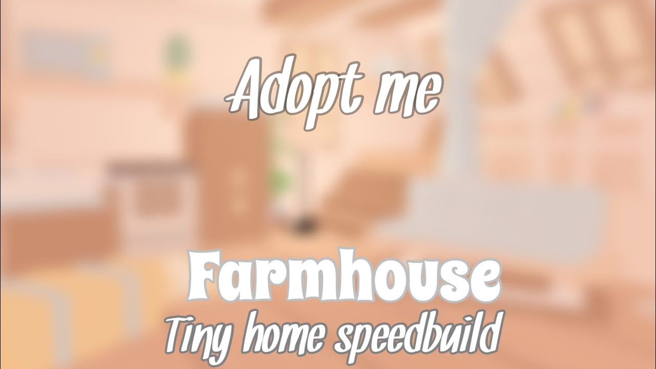 ~ Adopt me Tiny Farmhouse speedbuild ~ #Adoptme #speedbuild #relaxing # ...