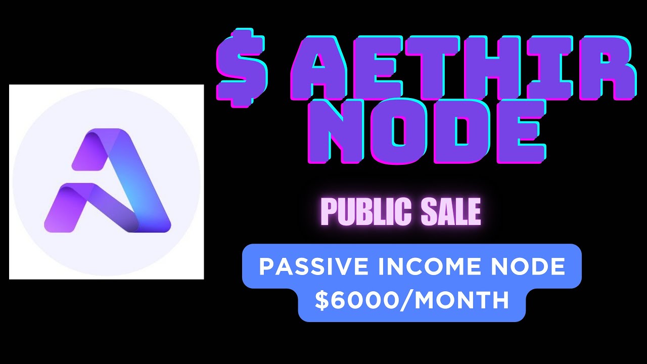 AETHIR NODE : 200$ per day passive income NODE - YouTube