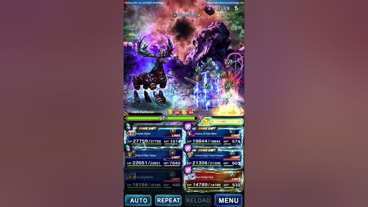 FFBE DV #32 Dark Elafikeras 54b+ 4mood - YouTube