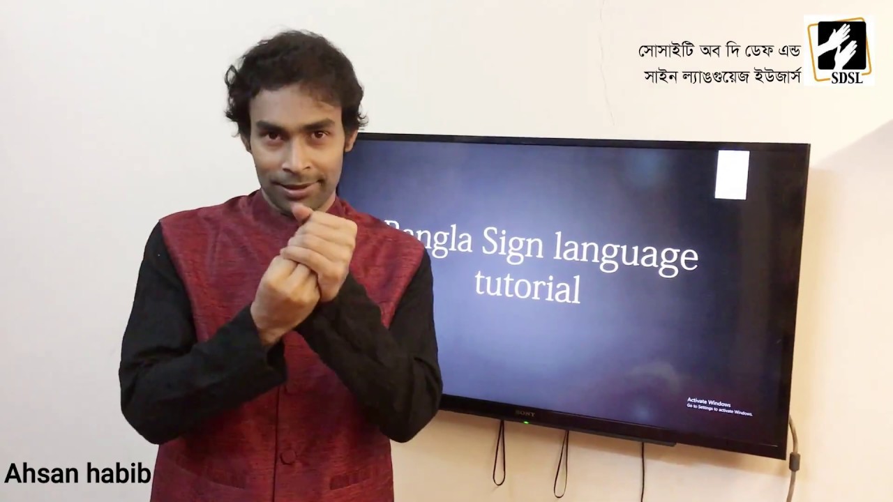 Sign Language tutorial - YouTube