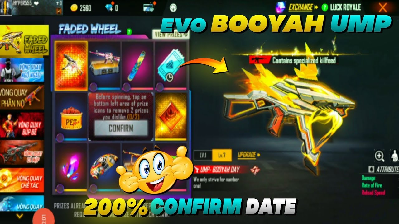 Evo Ump Confirm Date |New evolution Gun full review |Evo ump emote| kab ...