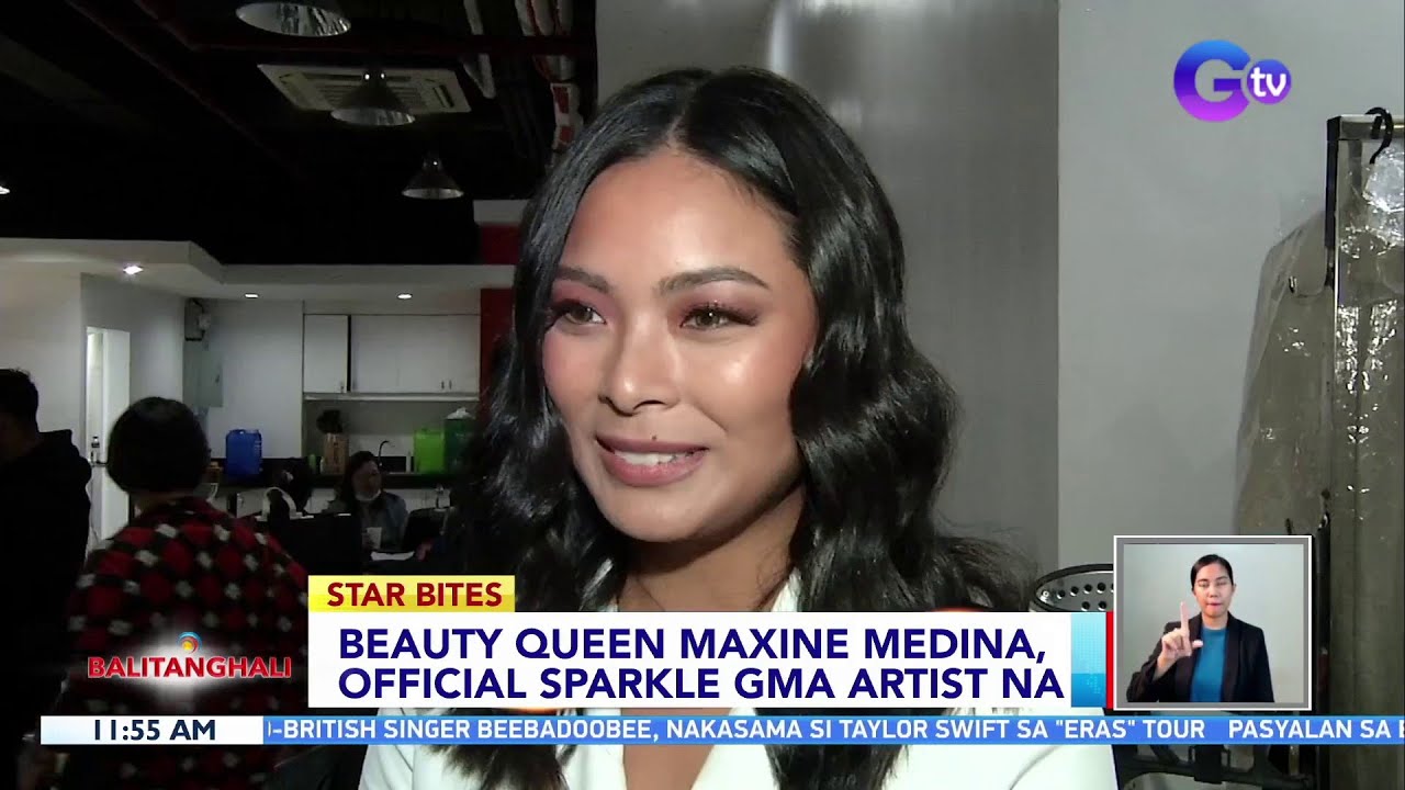 Beauty queen Maxine Medina, official Sparkle GMA artist na | BT - YouTube