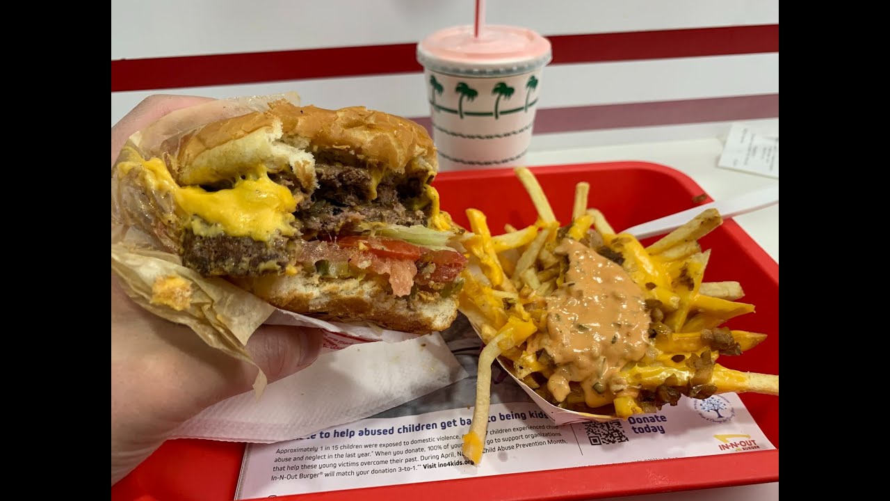 IN-N-OUT G.O.A.T Tier Burgers! 🍔🍟🥤 @ In-N-Out Burger (Tempe, AZ) - YouTube