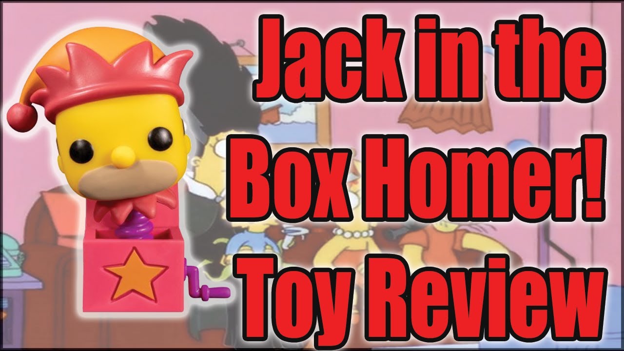 Jack in the Box Homer, Toy Review! Funko Pop - YouTube