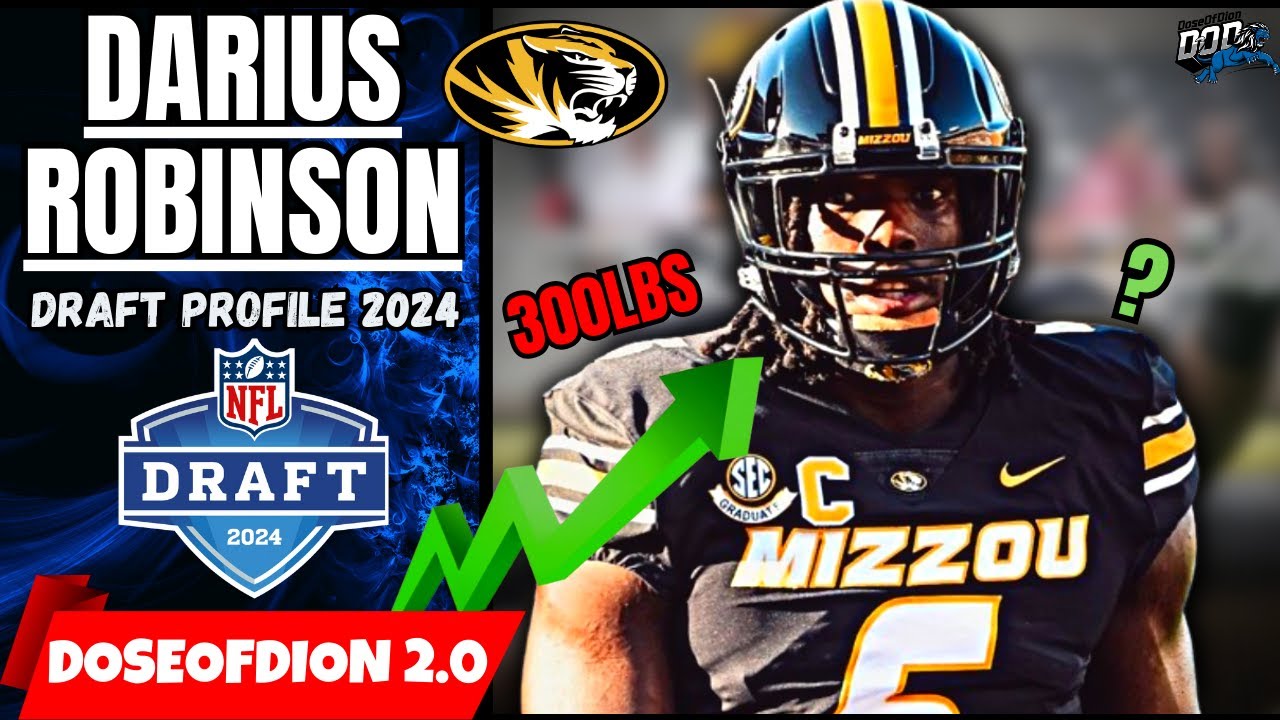 MONSTROUS VERSATILITY Edge Darius Robinson NFL Draft Profile 2024 - YouTube