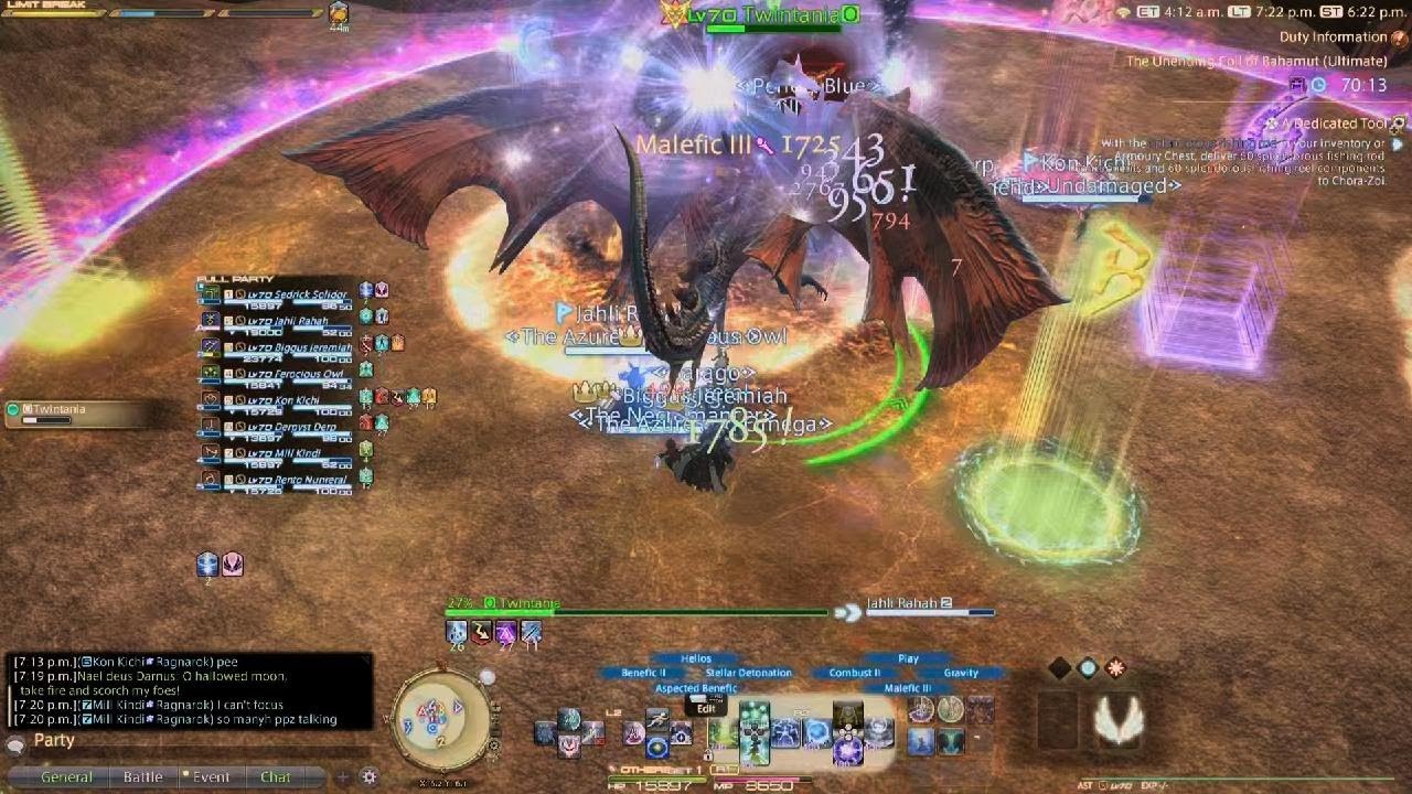 Ffxiv Ucob Ast Youtube