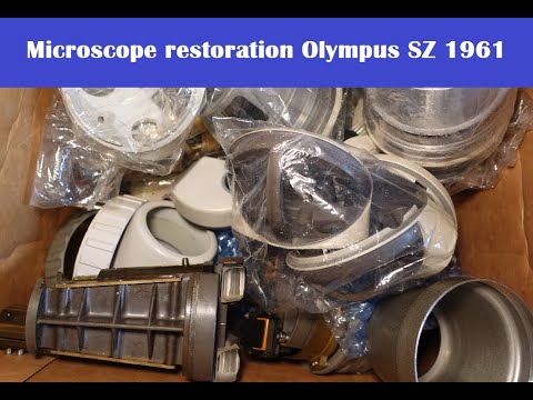 Microscope restoration Olympus SZ 1961 - YouTube
