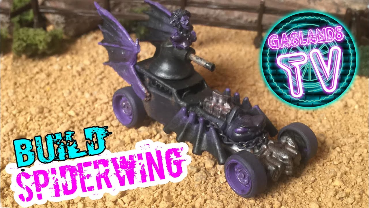 Gaslands TV: How to Paint Fades on SpiderWing! - YouTube