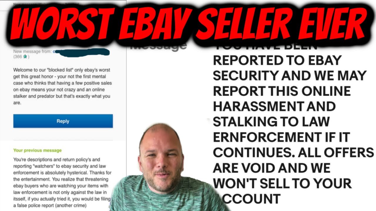 WORST EBAY SELLER EVER... no really..THEY ARE INSANE - YouTube