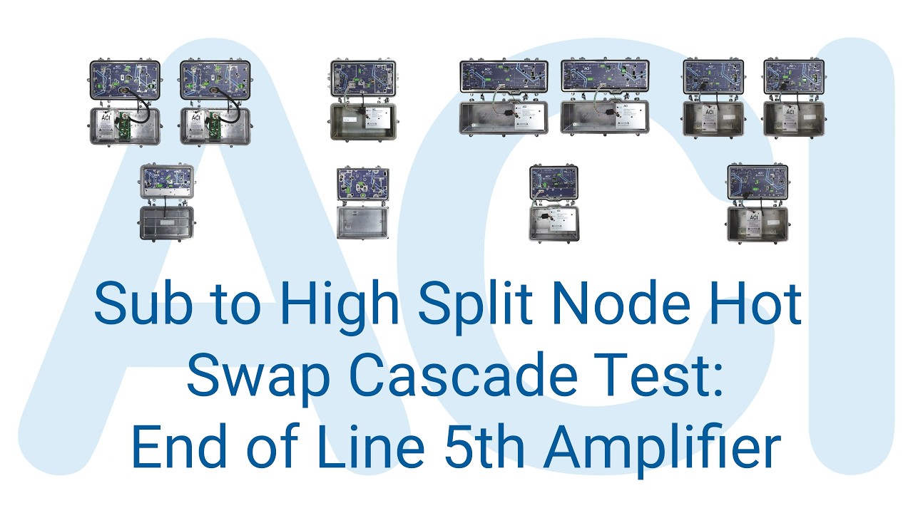 ACI 1.8 Infinity™ Amplifiers - Sub to High Split Node Hot Swap ...