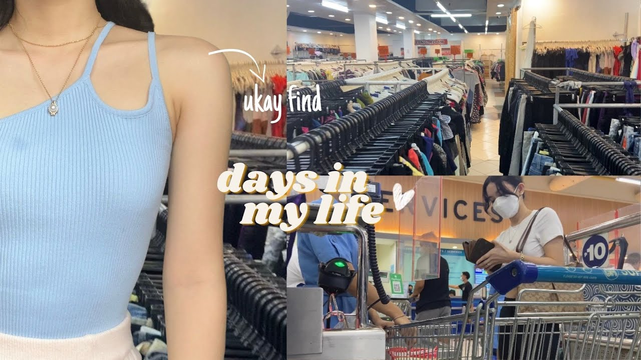 DAYS IN MY LIFE 🌼 : ukay hopping, try-on haul, grocery shopping, making ...