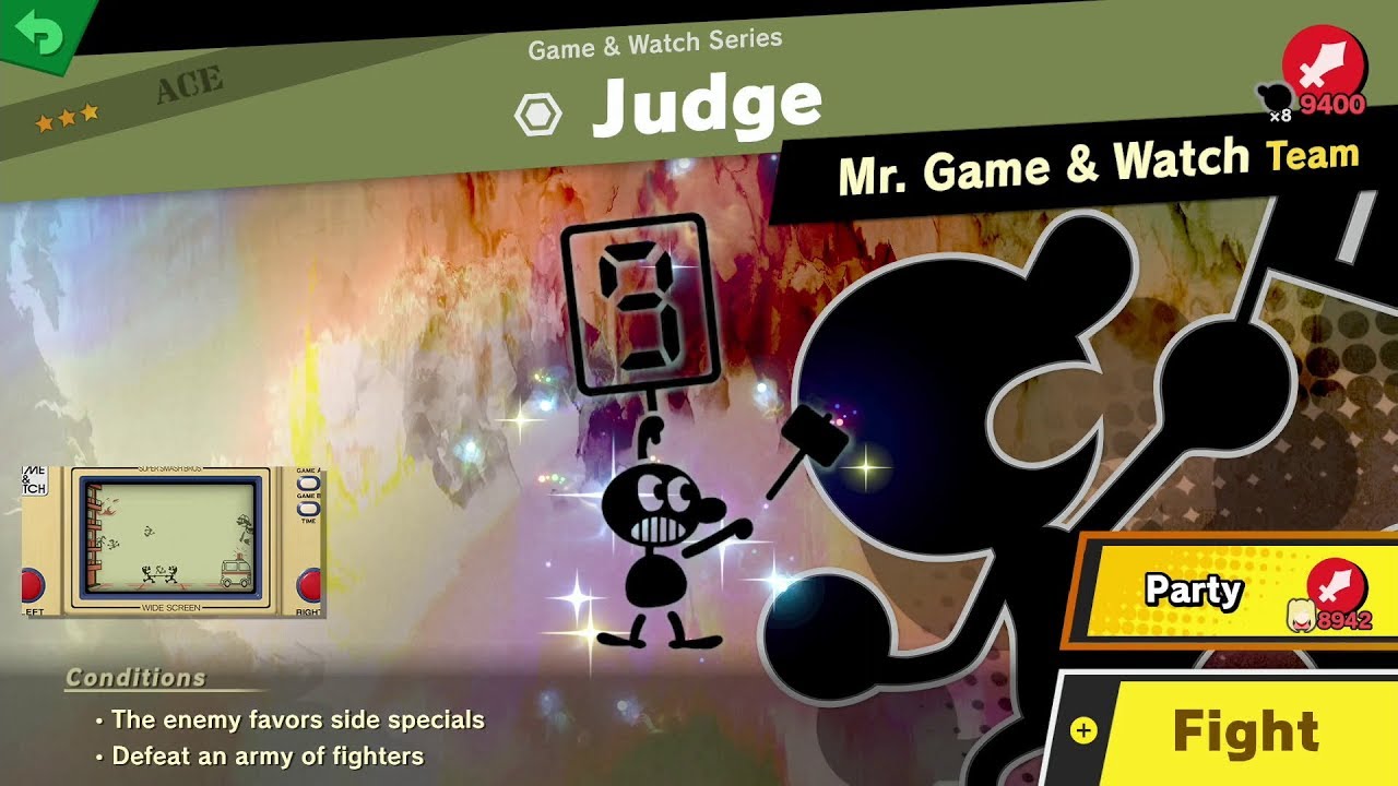 693. Judge - Fair Spirit Battle - Super Smash Bros. Ultimate - YouTube