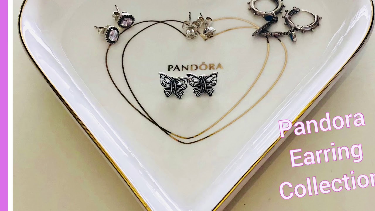 #pandora #earrings My Pandora Earring Collection Review #pandorahaul ...