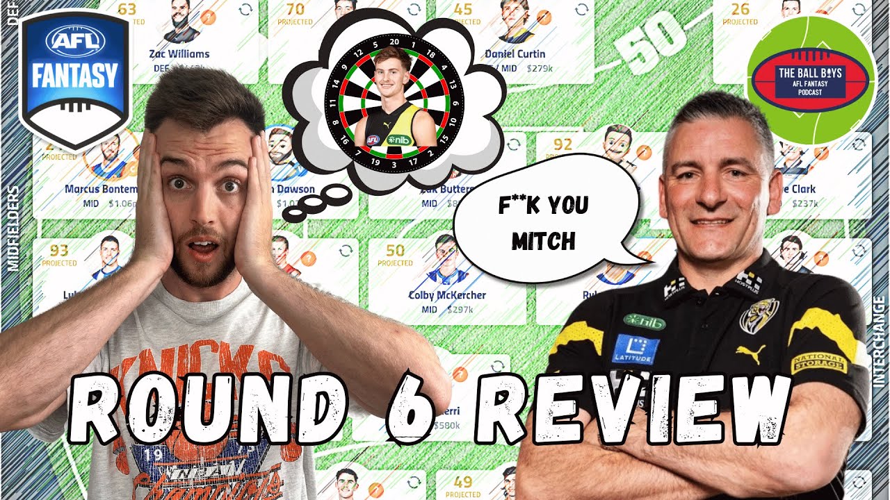 Round 6 Review: Worst Round of Fantasy EVER - YouTube