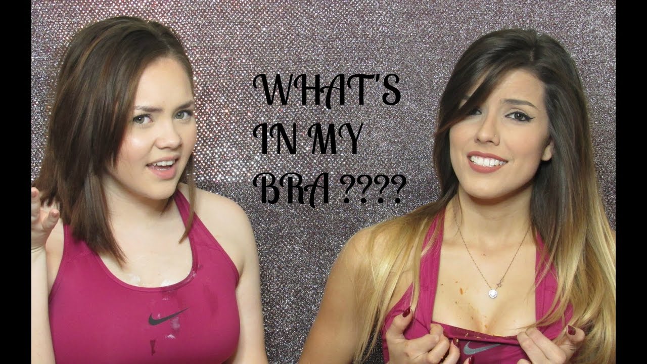 WHATS IN MY BRA ????? - YouTube