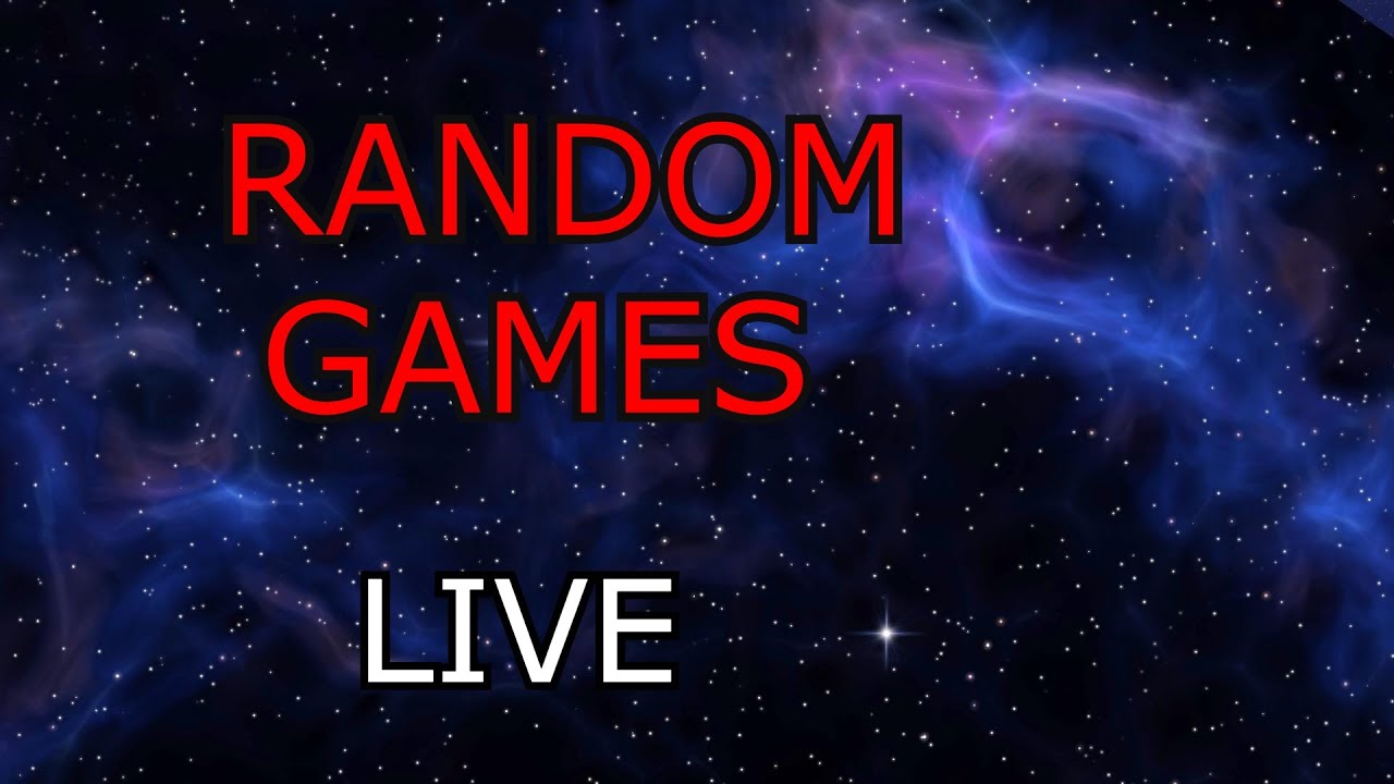 PLAYING RANDOM GAMES - YouTube
