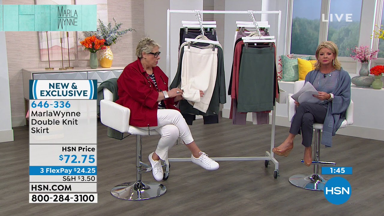 MarlaWynne Double Knit Skirt - YouTube