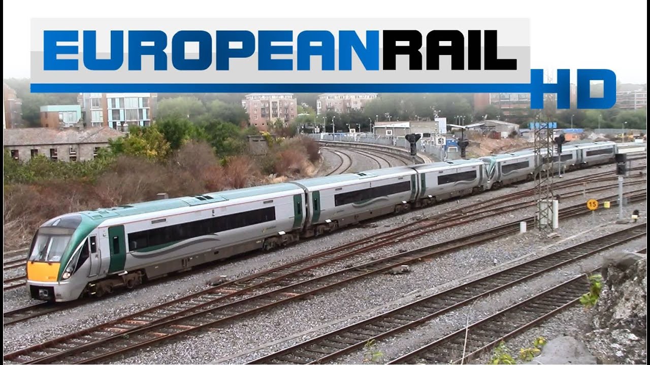 Iarnród Éireann Irish Rail ICR 22000 DMU 22053 + 22055 passes Island ...