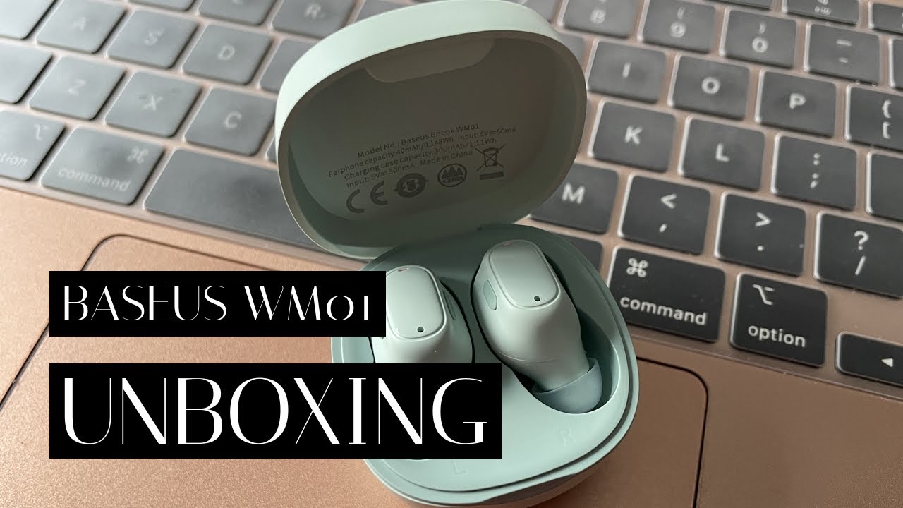 BASEUS WM01 True Wireless Earphones: UNBOXING & INITIAL IMPRESSION ...