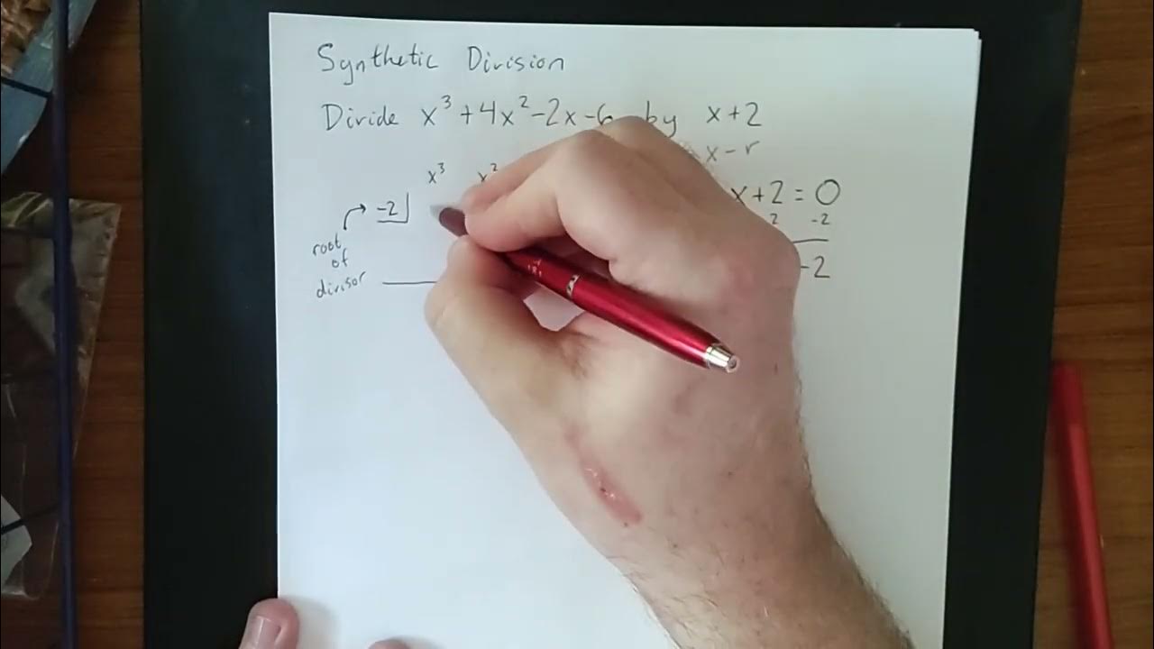 Introduction to synthetic division - YouTube