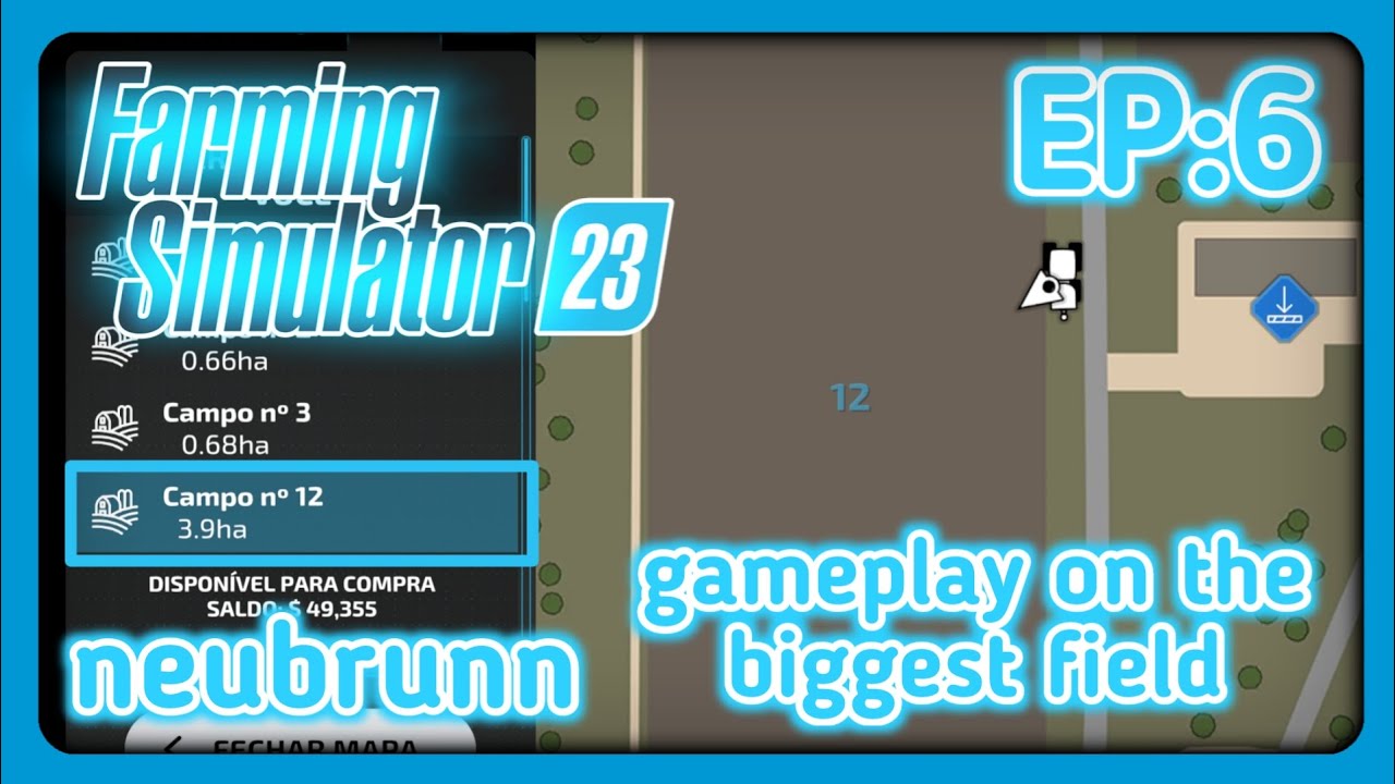 gameplay on the biggest field in neubrunn🤠 | fs23 | - YouTube