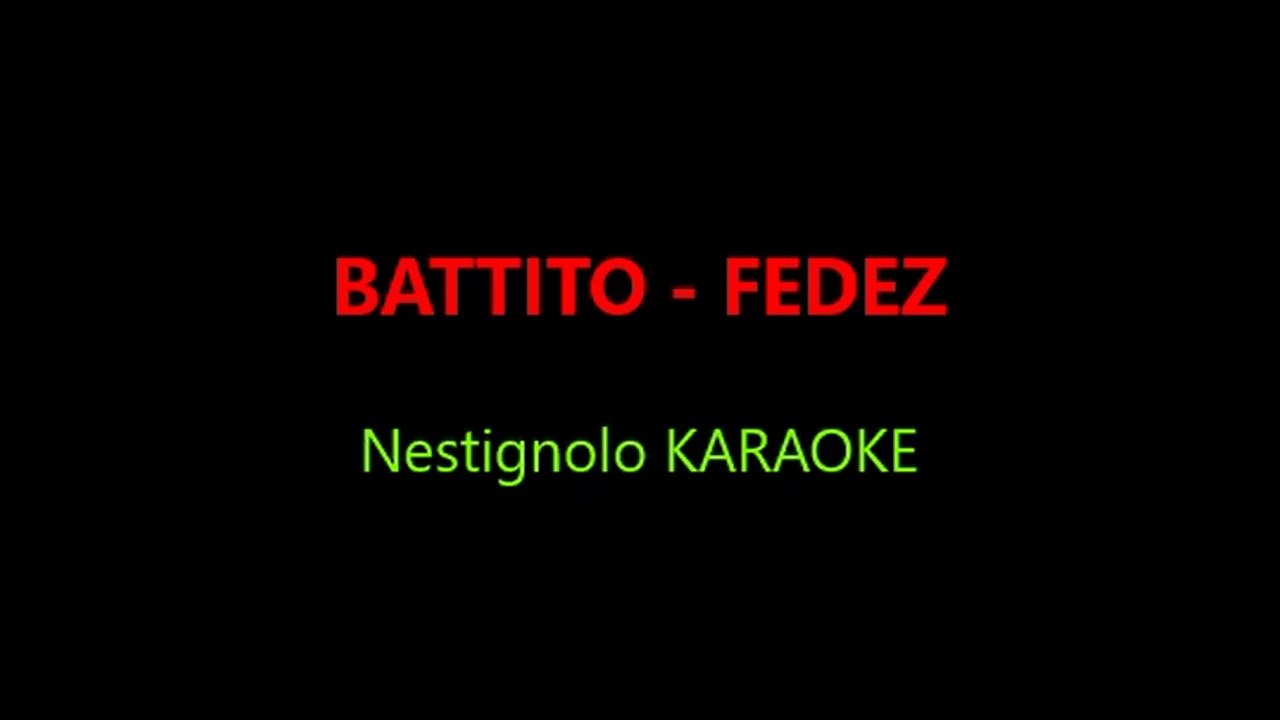 Battito Fedez karaoke Sanremo 2025 base musicale e testo battito ...