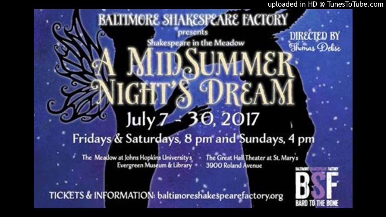 The Fairy Song from Shakespeare's Midsummer Night's Dream - original ...