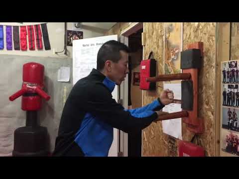 Bak Mei Academy Muk Jong drill 2 (Chong Choi)