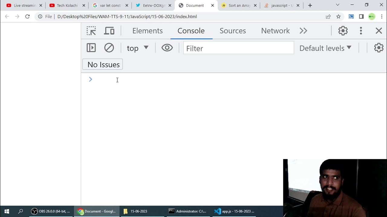 SMIT - Batch 9 | JavaScript Class 25 | Part 2 - YouTube