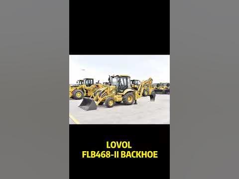 LOVOL FLB468-II Best backhoe loader in China. 4*4 drive - YouTube