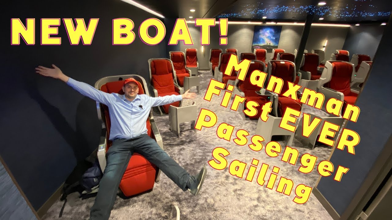 Manxman's First EVER Passenger Sailing. Join me on the trip! - YouTube