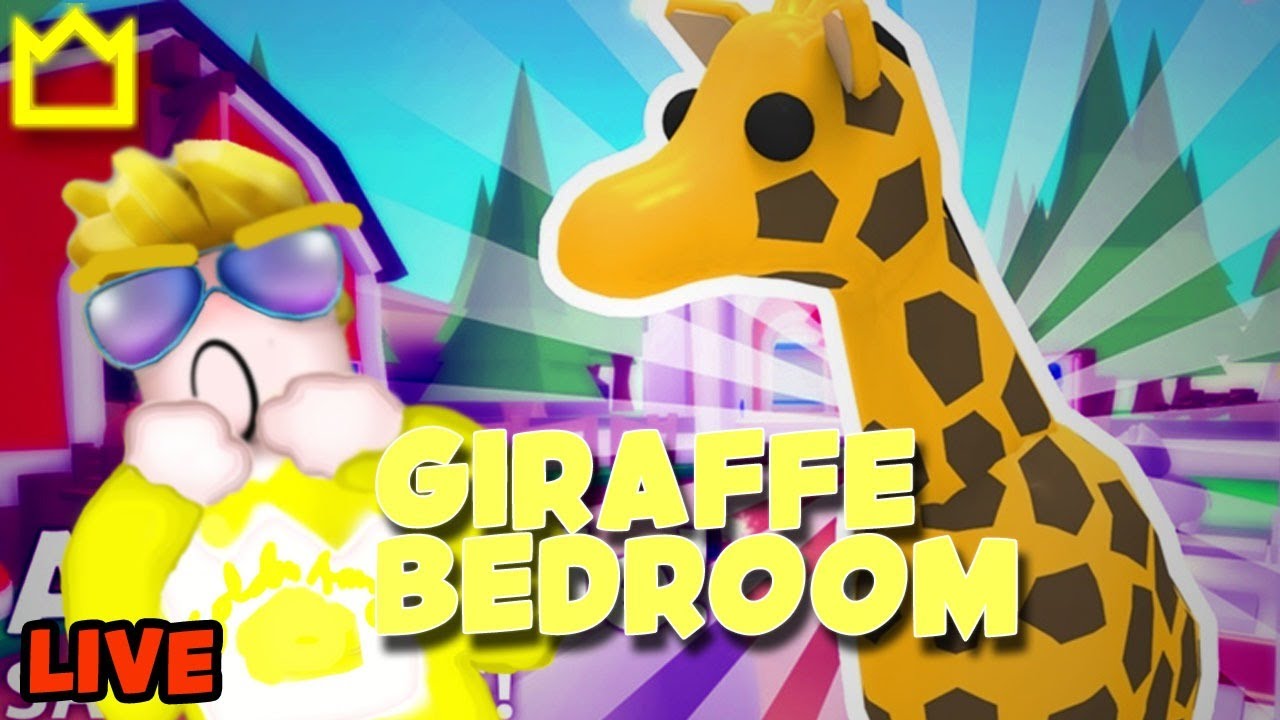 ADOPT ME BUILD CHALLENGE "GIRAFFE BEDROOM" (ROBLOX) - YouTube