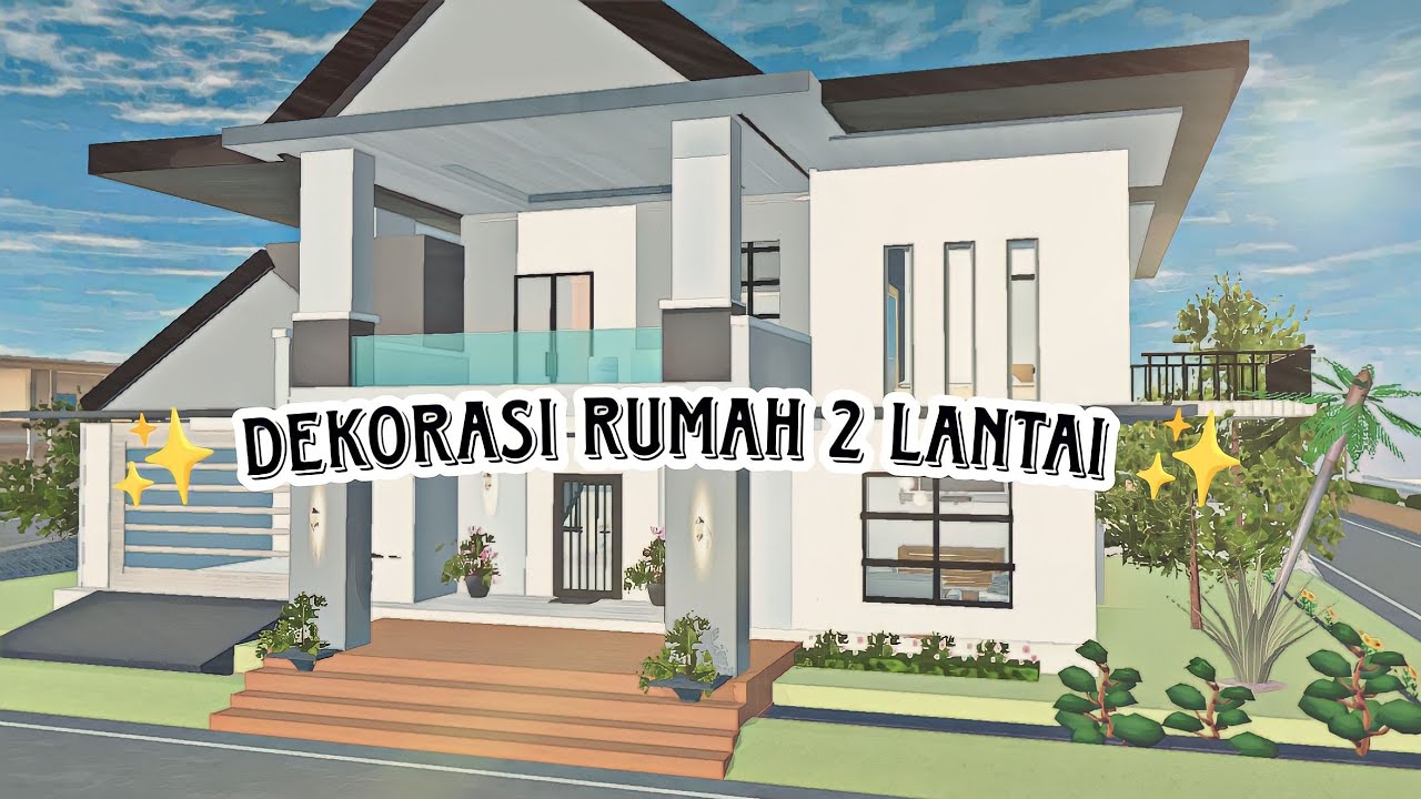 Dekorasi Rumah 2 Lantai [ bagi² ID rumah ] | Sakura School bagi² ID ...