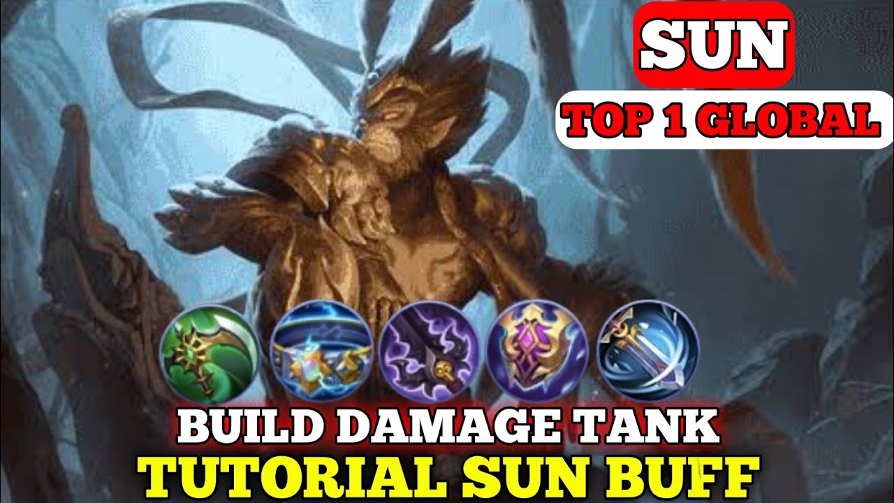 SUN BEST BUILD 2025 | SUN TOP 1 GLOBAL GAMEPLAY MOBILE LEGENDS BANG ...